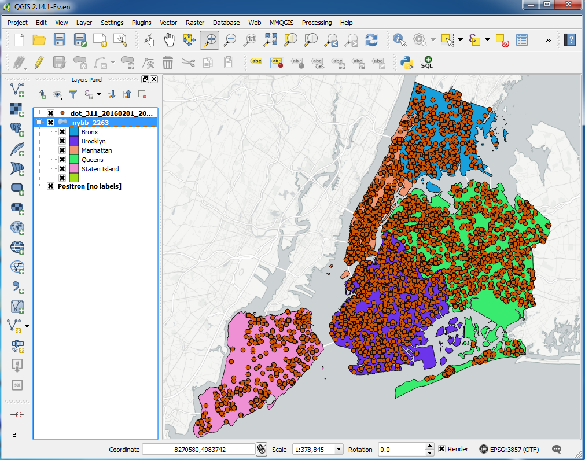 Intermediate GIS with QGIS and PostGIS | Datapolitan Training